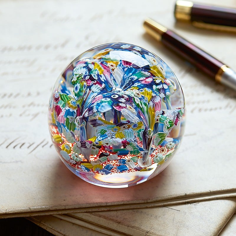 Buy Millefiori Glass Paperweight From Museum Selection buy-millefiori-glass-paperweight-from-museum-selection