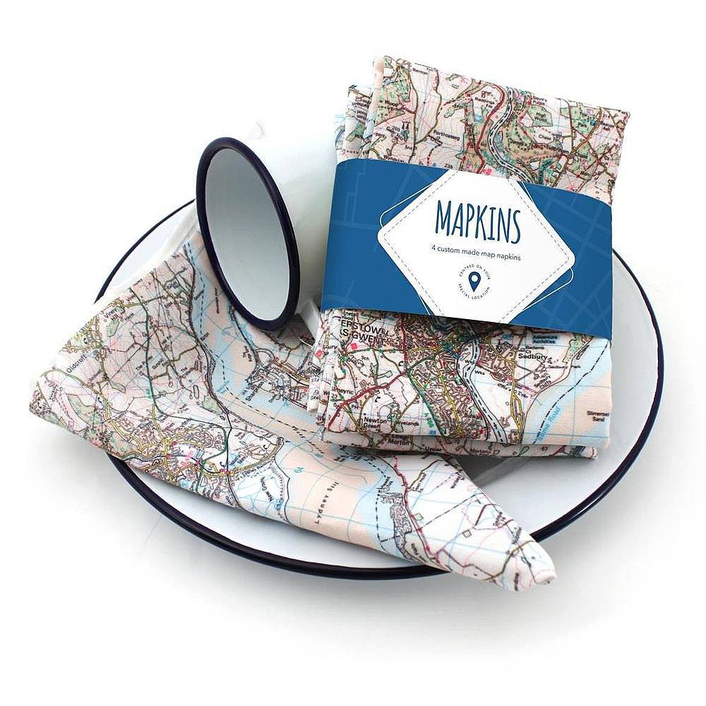 Map Napkins And Plates at Nancy Colon blog
