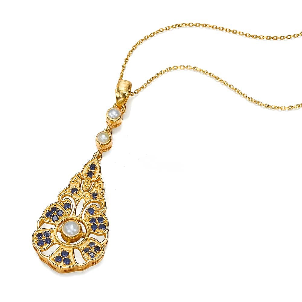 Indienne Gold plated Silver Pendant Museum Selection