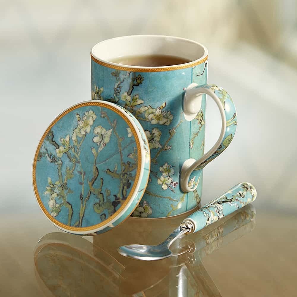 Blossoming Almond Mug, Coaster & Spoon Set | Museum Selection