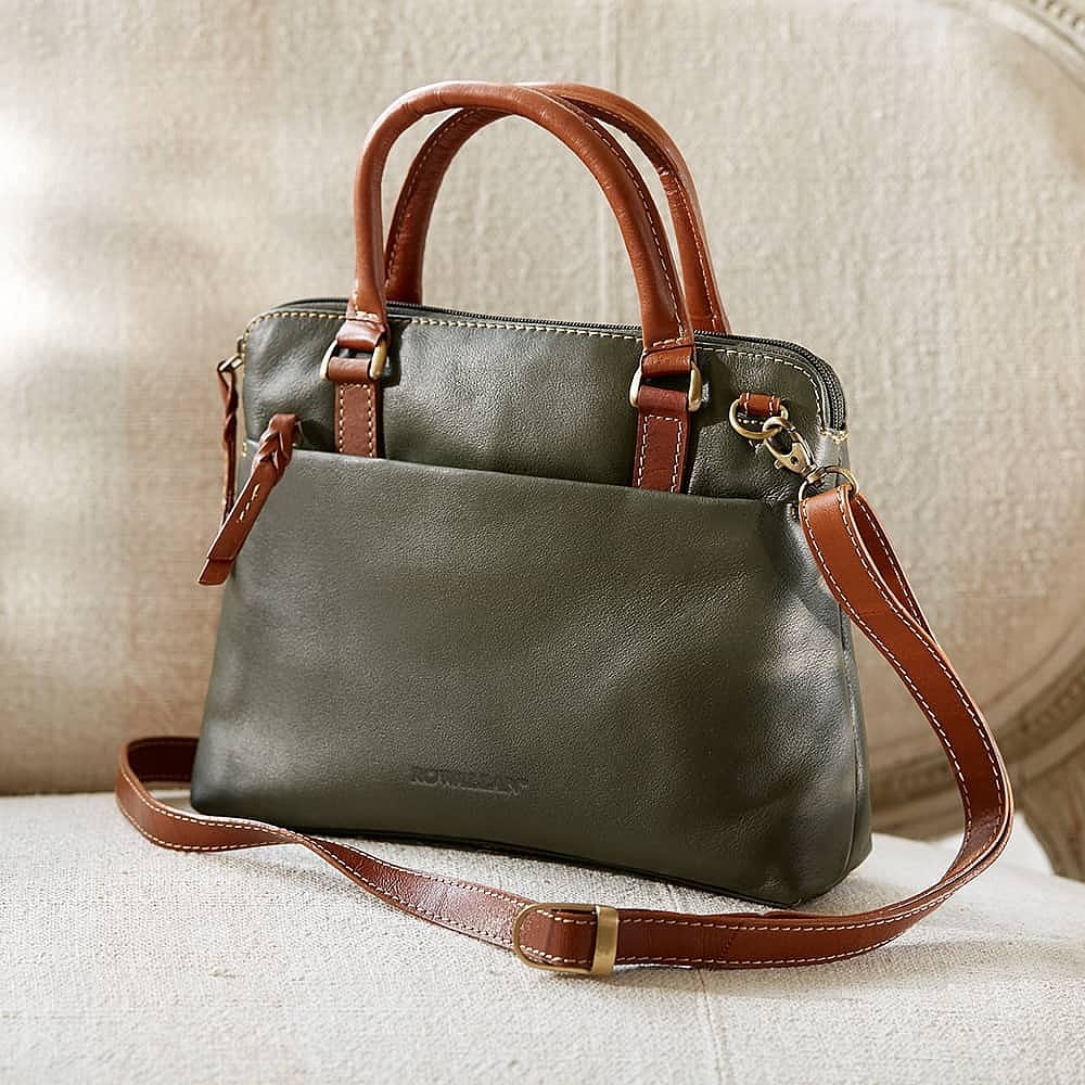 Autumnal Hues Leather Handbag | Museum Selection