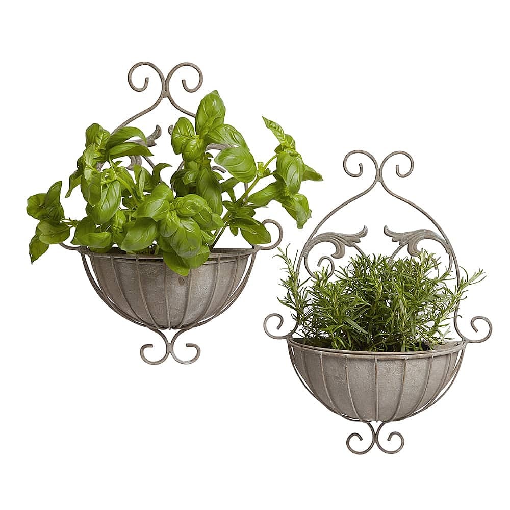 Tudor Scrollwork Wall Planters Museum Selection