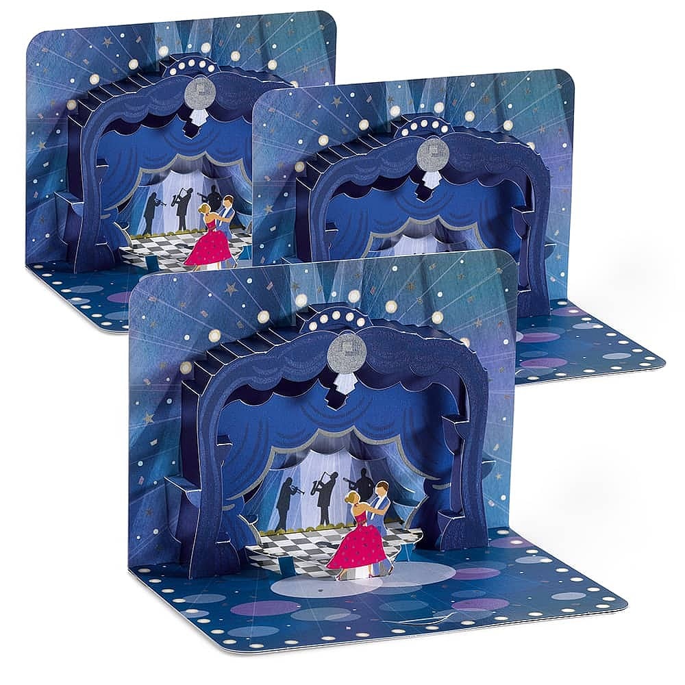 3 Pop-up Jazz Dance Cards | Museum Selection