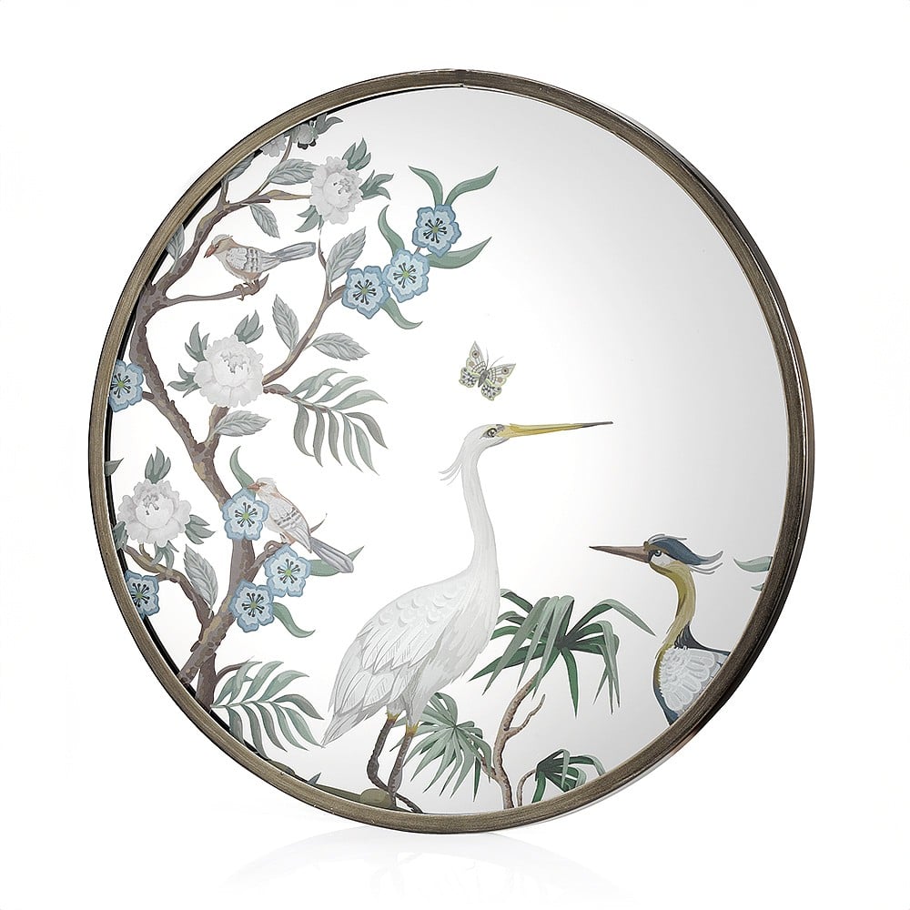 East Asian Birds Printed Mirror | Museum Selection