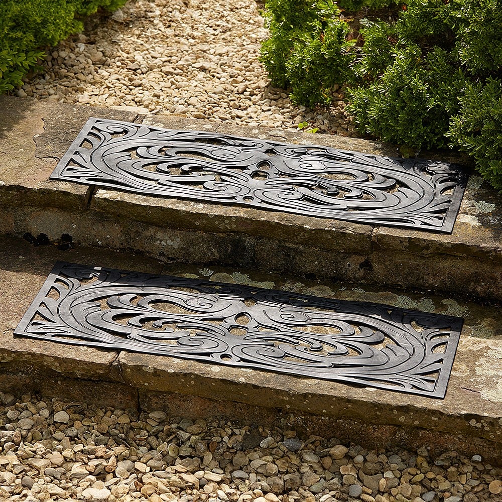 Pair Rubber Garden Step Treads | Museum Selection