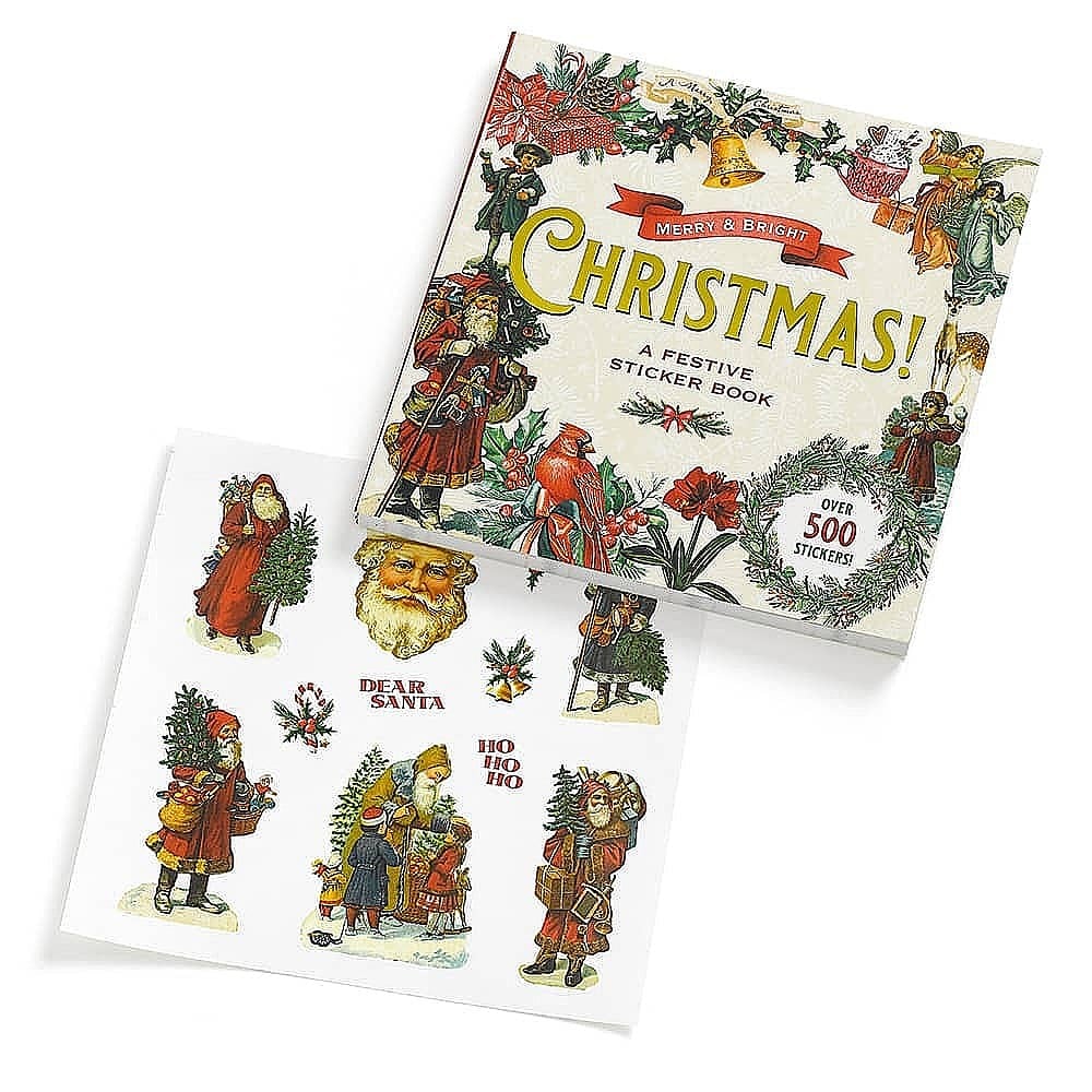 Merry & Bright Christmas Sticker Book | Museum Selection