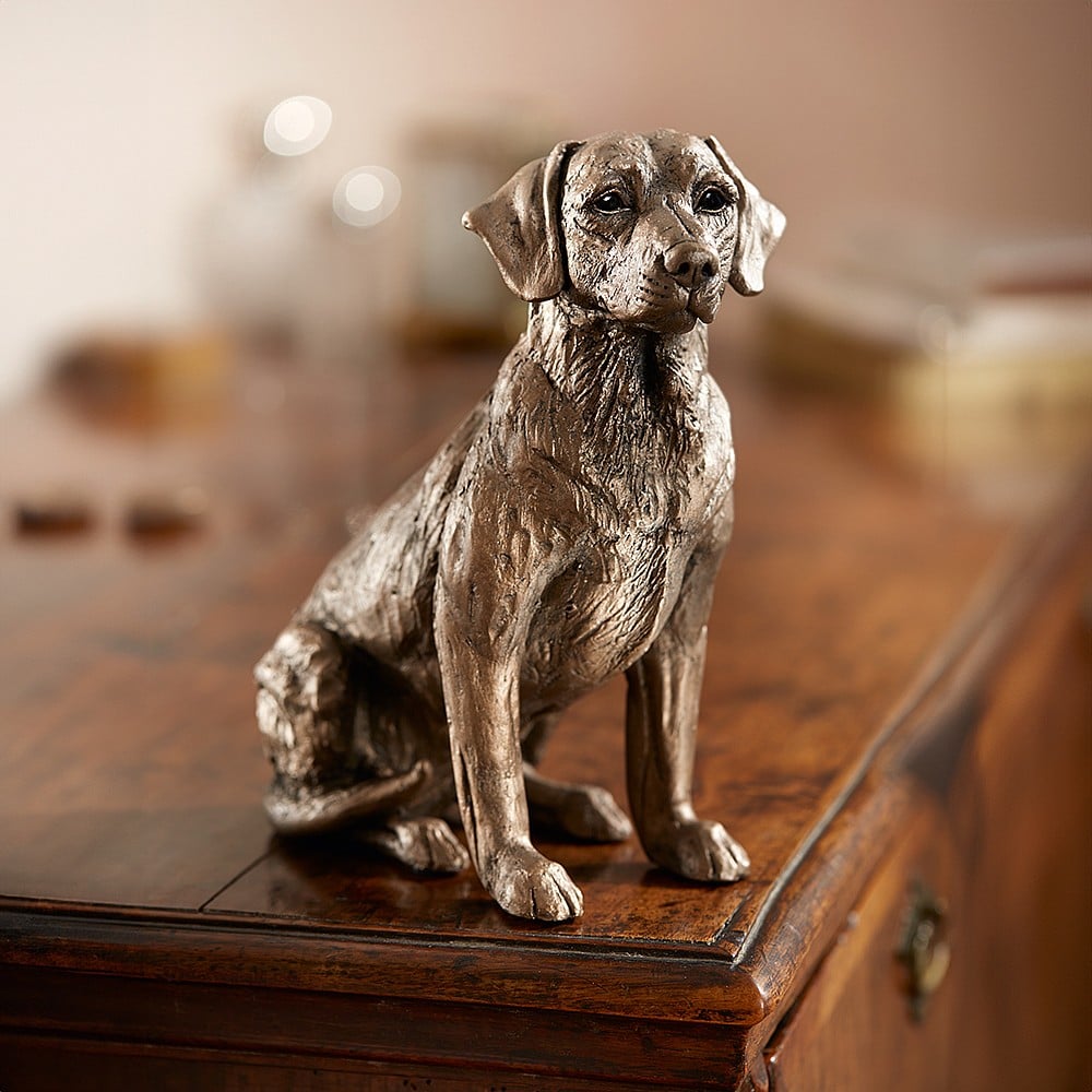 Cold Cast Bronze Labrador Sculpture Home Ornament | Museum Selection