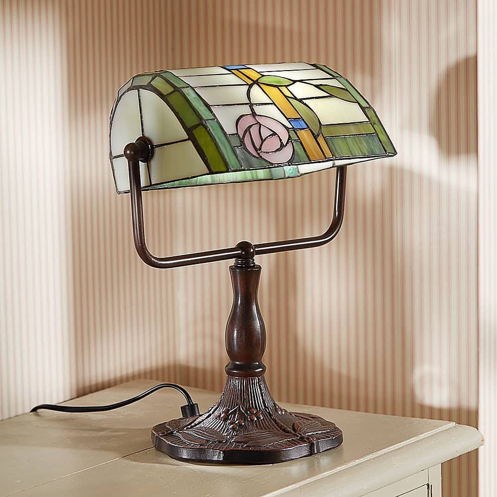 Mackintosh Stained Glass Table Lamp | Museum Selection